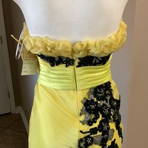 Xcite Prom | Dresses | Vintage Yellow Gown | Poshmark